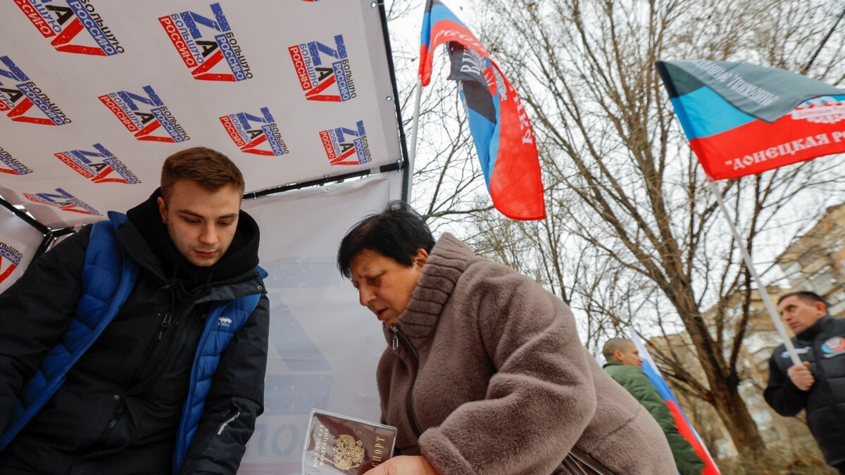 Главное выборы на оккупированных территориях