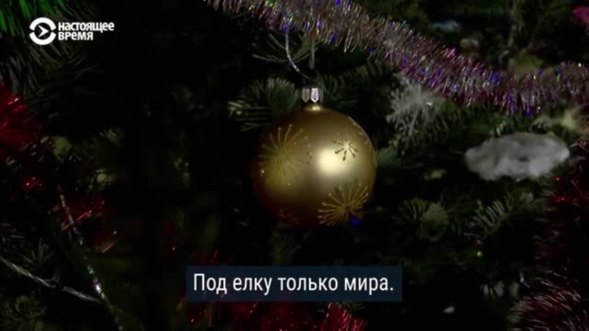 "Елка – символ несокрушимости!" Волонтеры привезли Новый год в ...