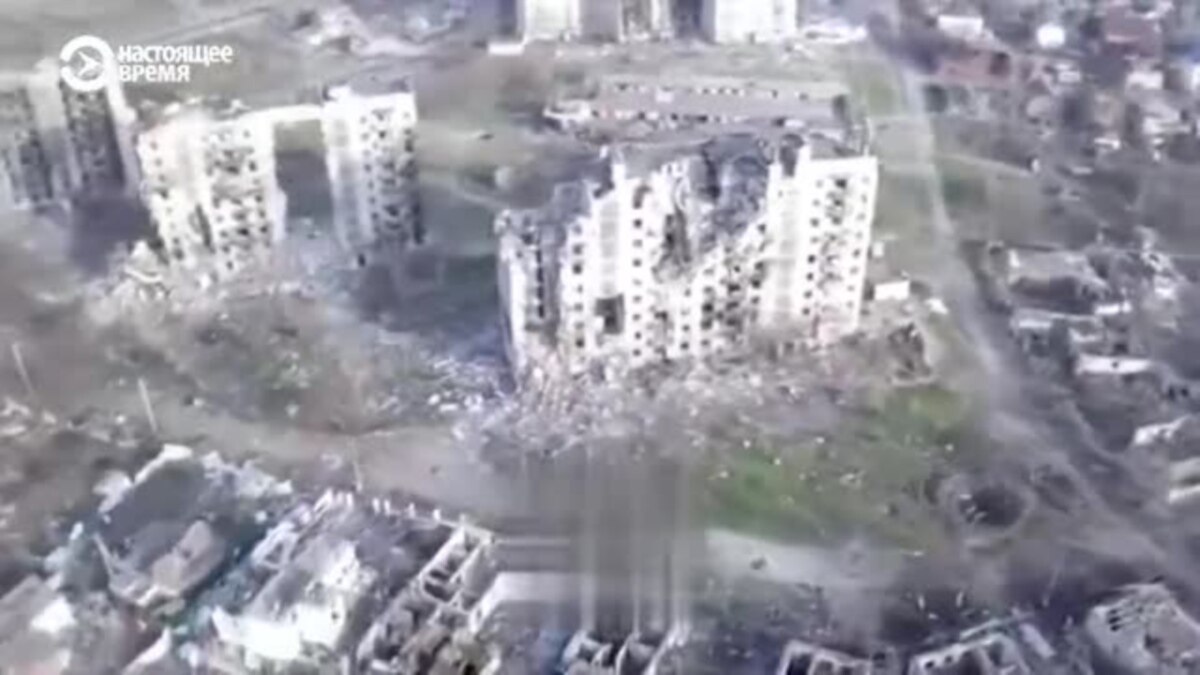 Мертвый Мариуполь, кадры с дрона